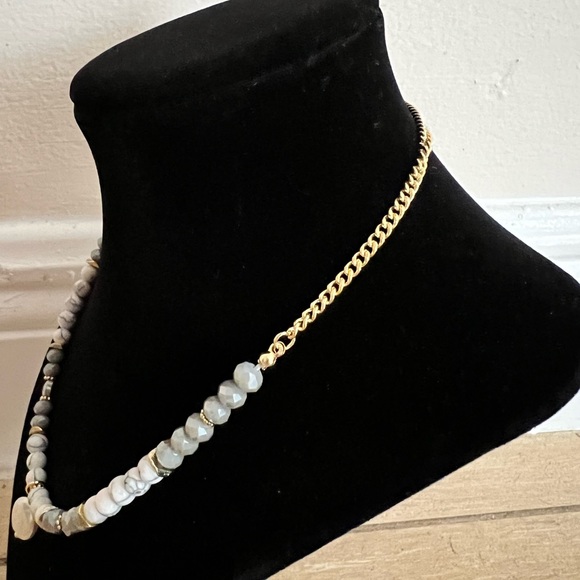 Stella & Ruby | Jewelry | New Stella Ruby Goldtone Necklace With Marble ...